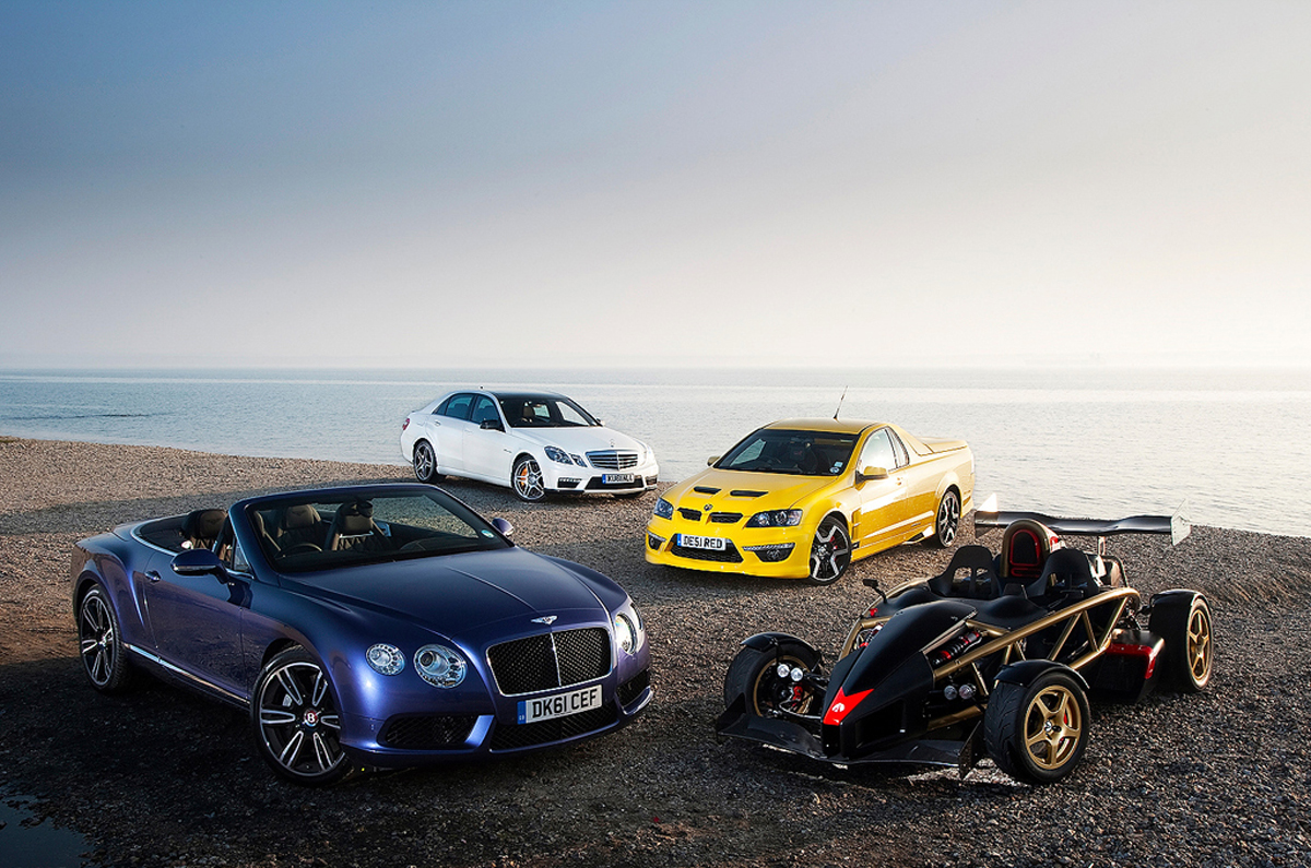 The V8 and the V great: V8 mega-test | Autocar