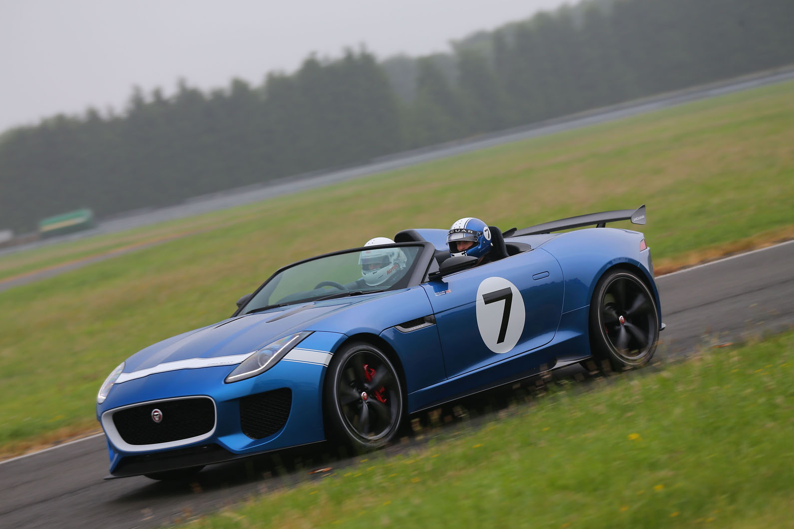 Bolt from the blue: driving Jaguar's Project 7 | Autocar