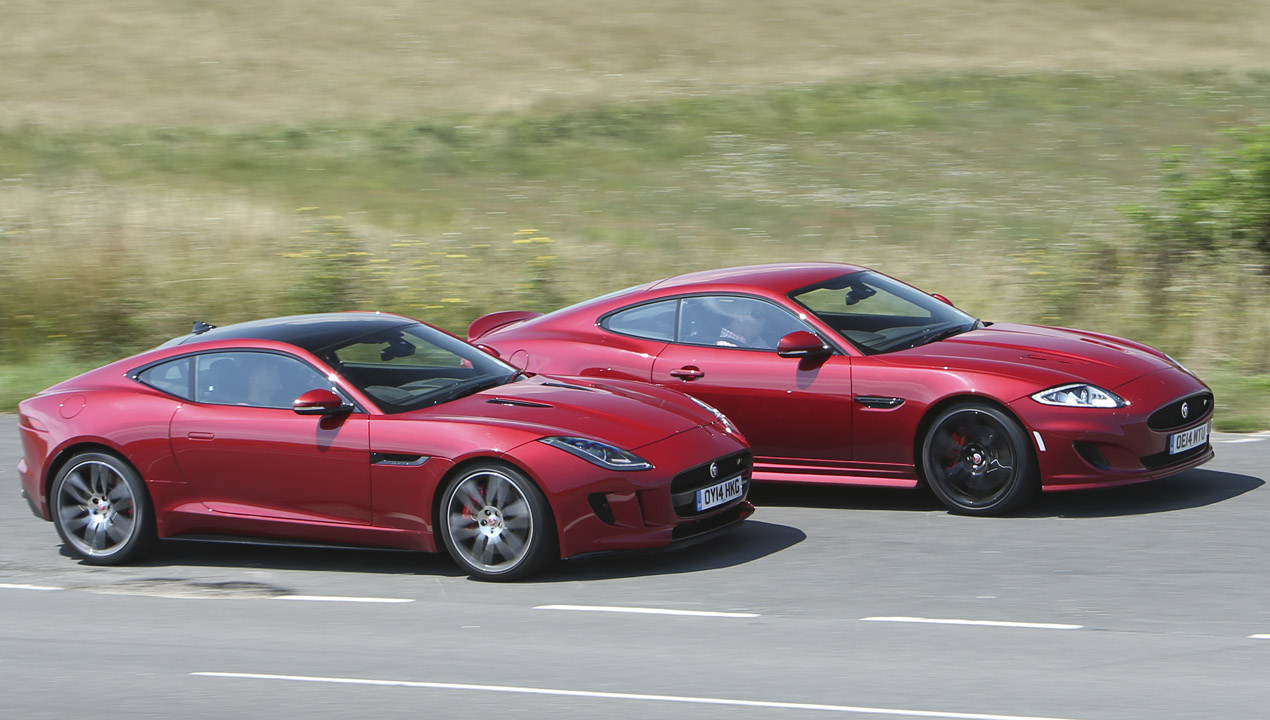 Video: Jaguar XK Dynamic R and F-type R coupe tested | Autocar