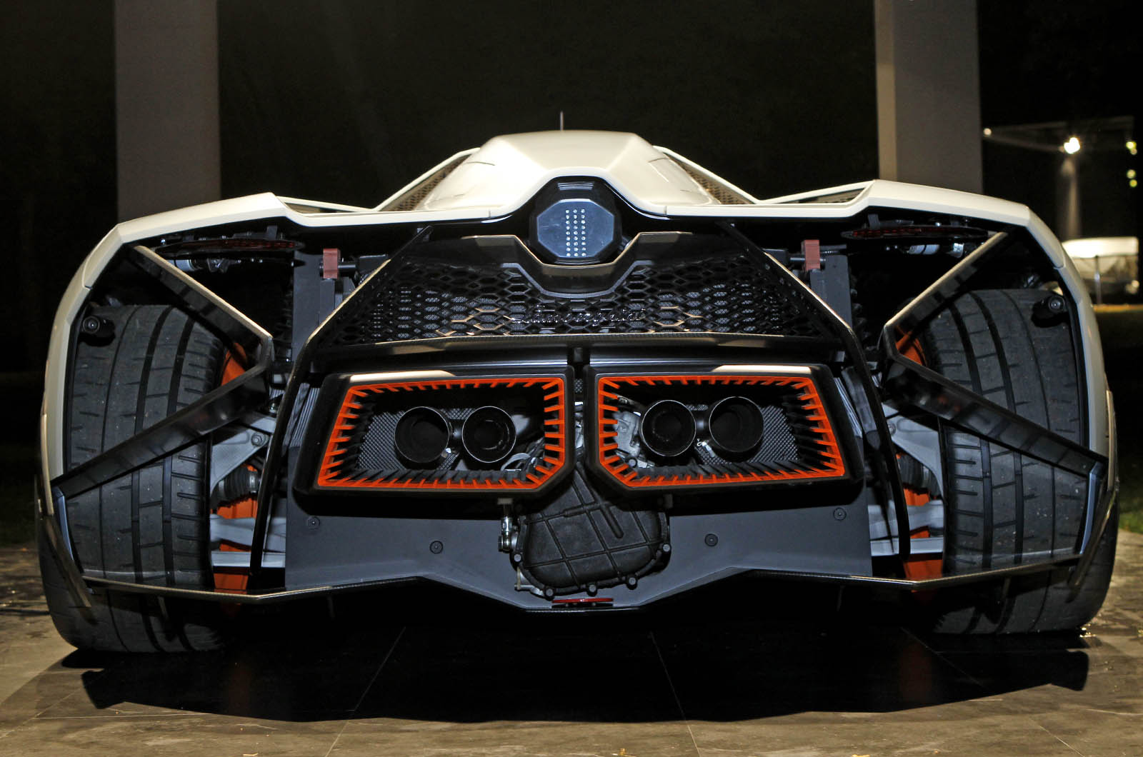Lamborghini Egoista Engine Lamborghini Egoista 2014 3D Model