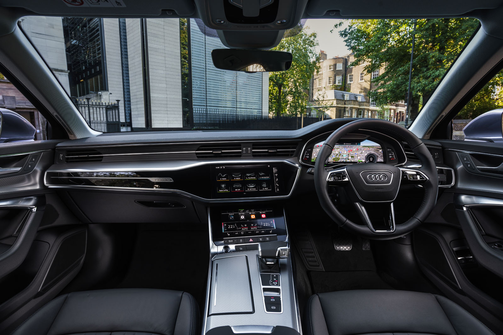 Audi A6 50 TFSIe 2021 UK first drive Autocar