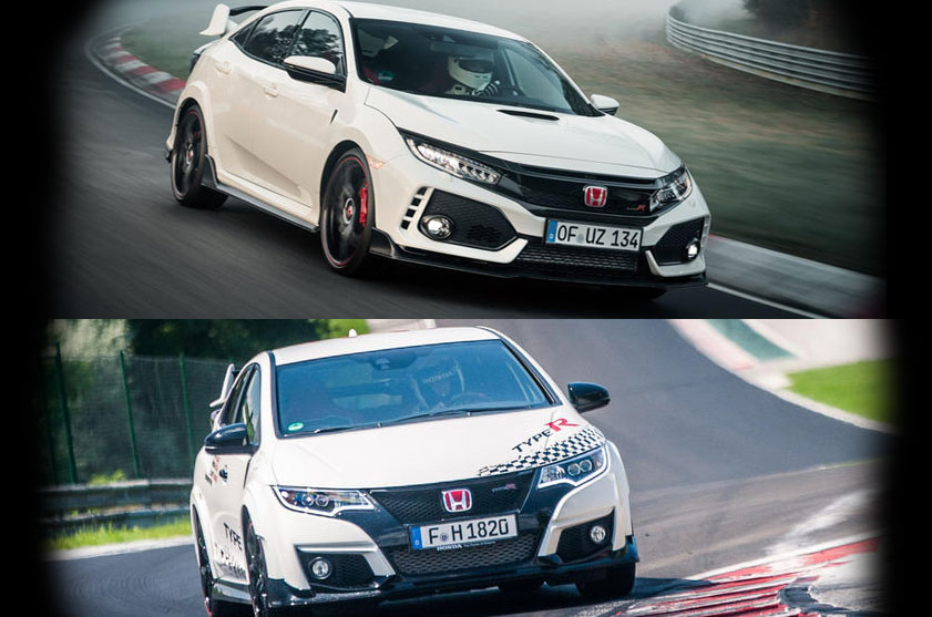 Video: new vs old Honda Civic Type R Nurburgring records compared | Autocar