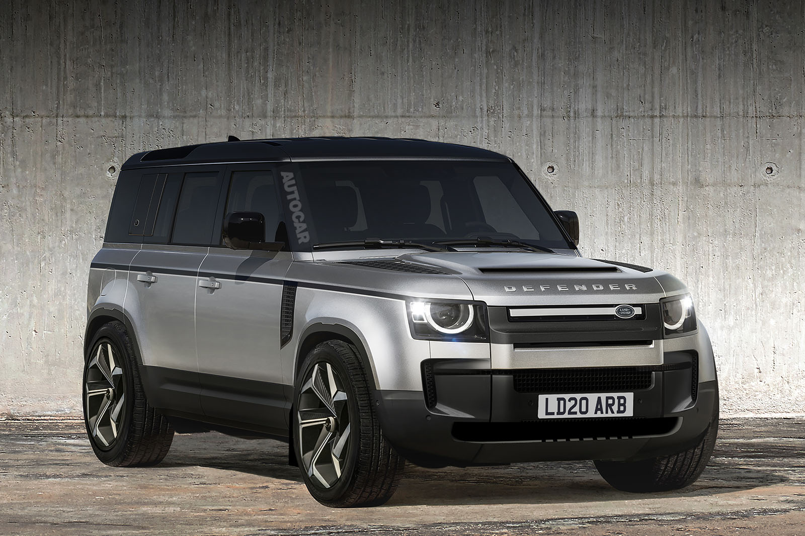 Exclusive Land Rover V8 Defender Revealed In Spy Shots Autocar