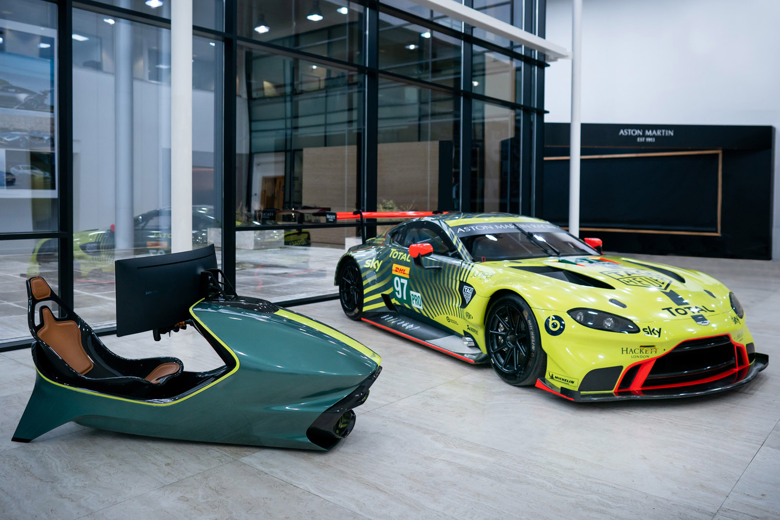 Testing Darren Turner's new Aston Martin simulator | Autocar