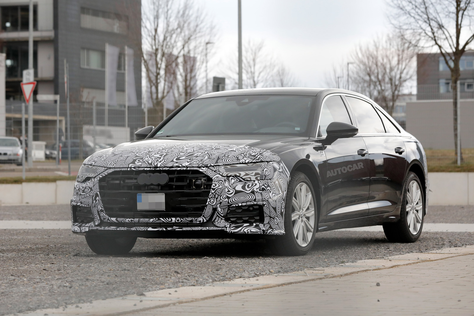 2023 Audi A6 facelift spotted during on-road tests | Autocar