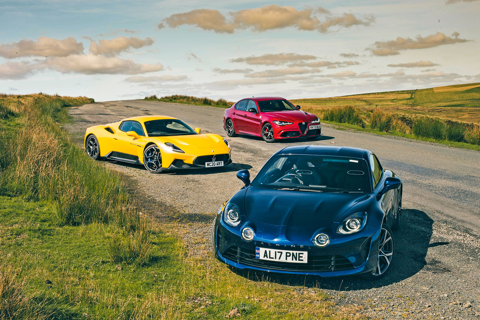 Best real-world sports cars face off: MC20, Giulia QV, A110 - WSG ...