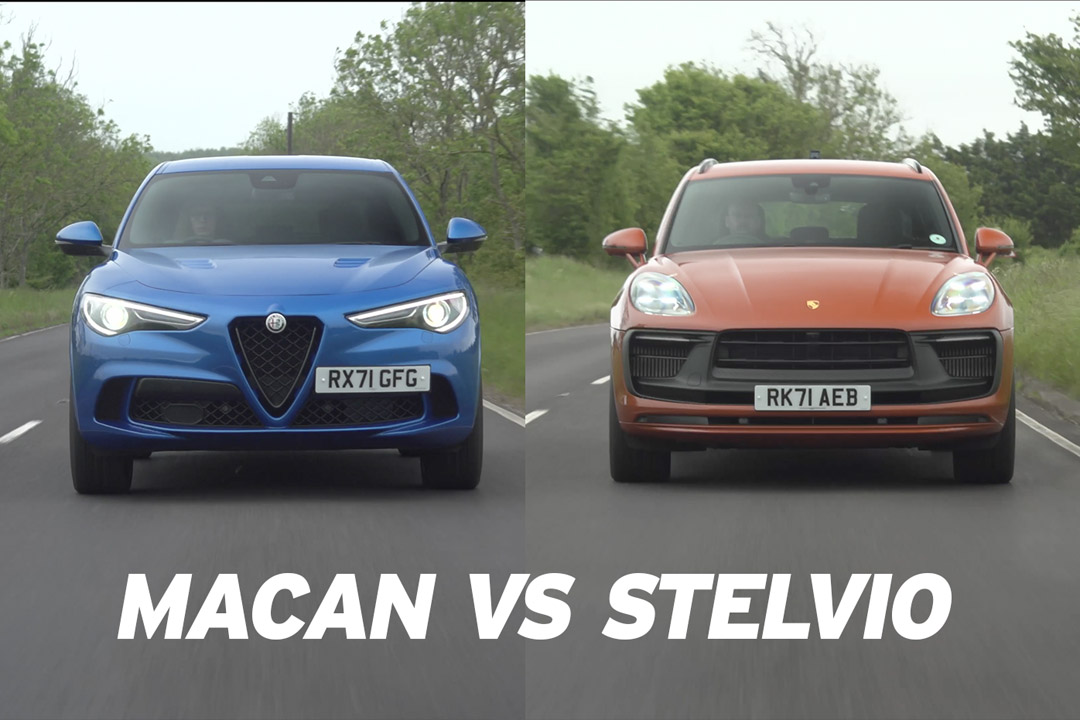 Porsche Macan GTS vs Alfa Romeo Stelvio Quadrifoglio | Super SUV ...