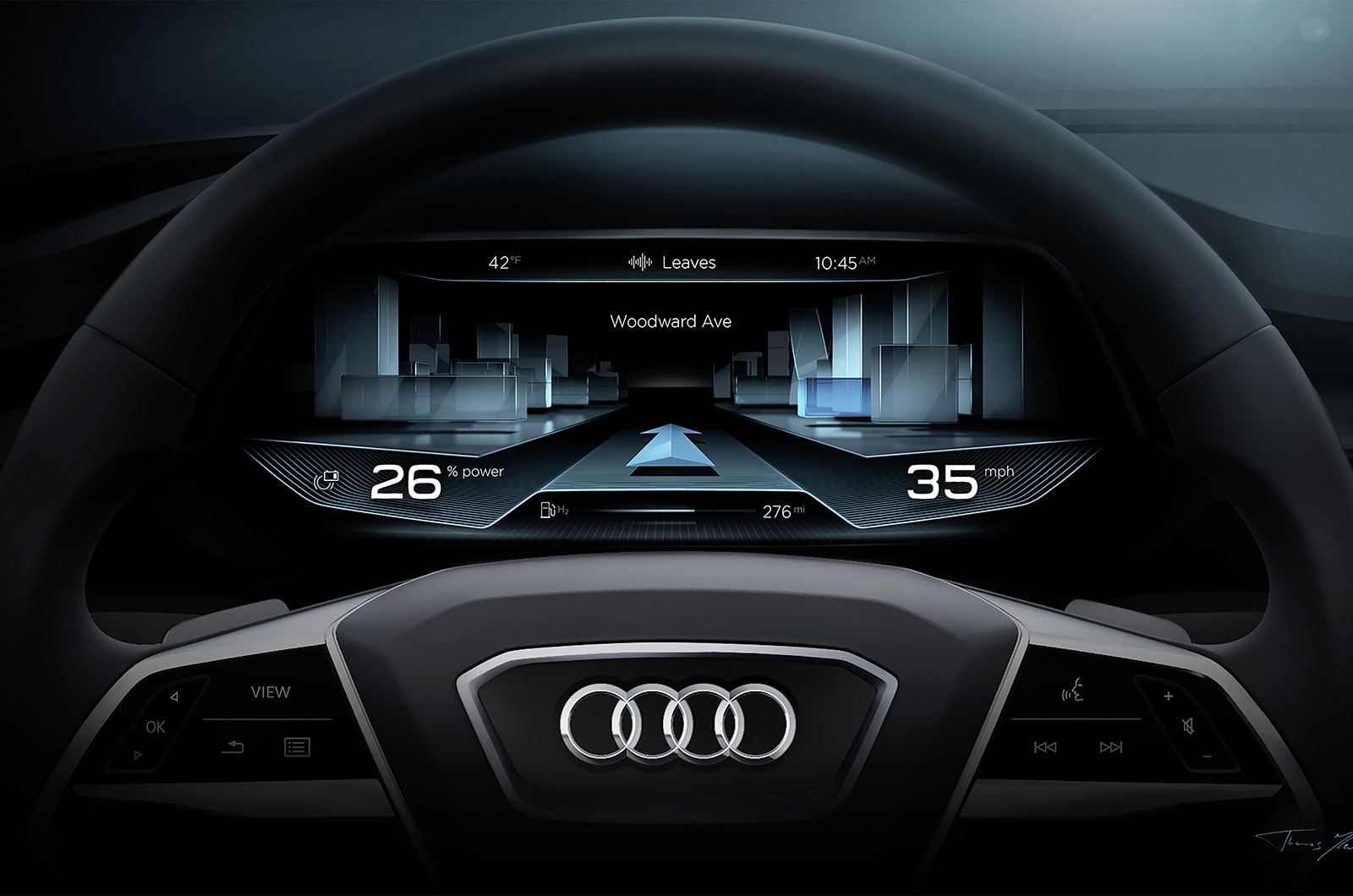 Future Audi Dashboard