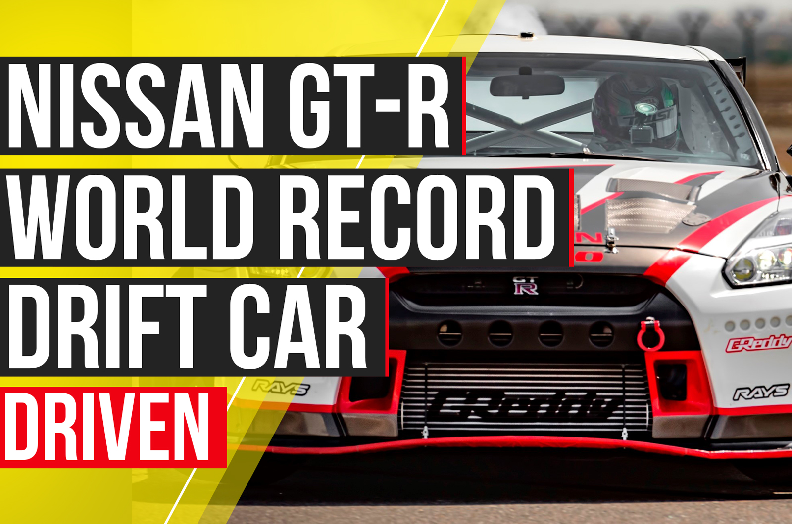 Video: The world's fastest drift car - 1400bhp, 190mph Nissan GT-R ...