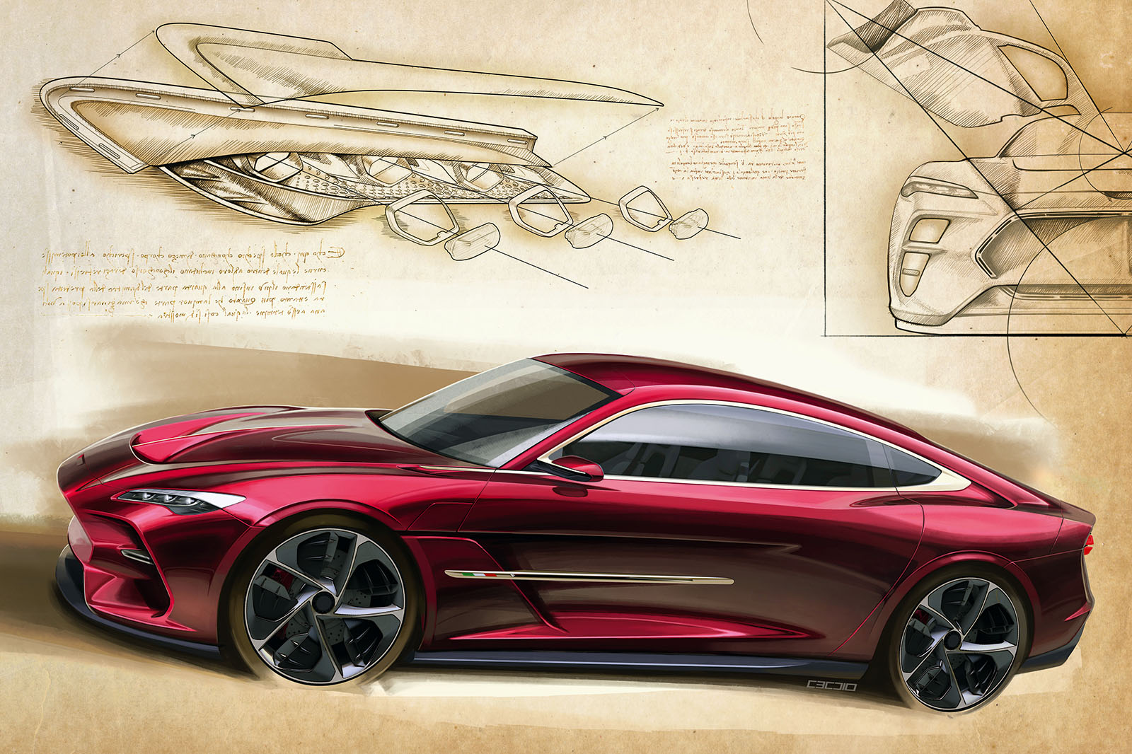 Italdesign DaVinci concept previews white label GT | Autocar