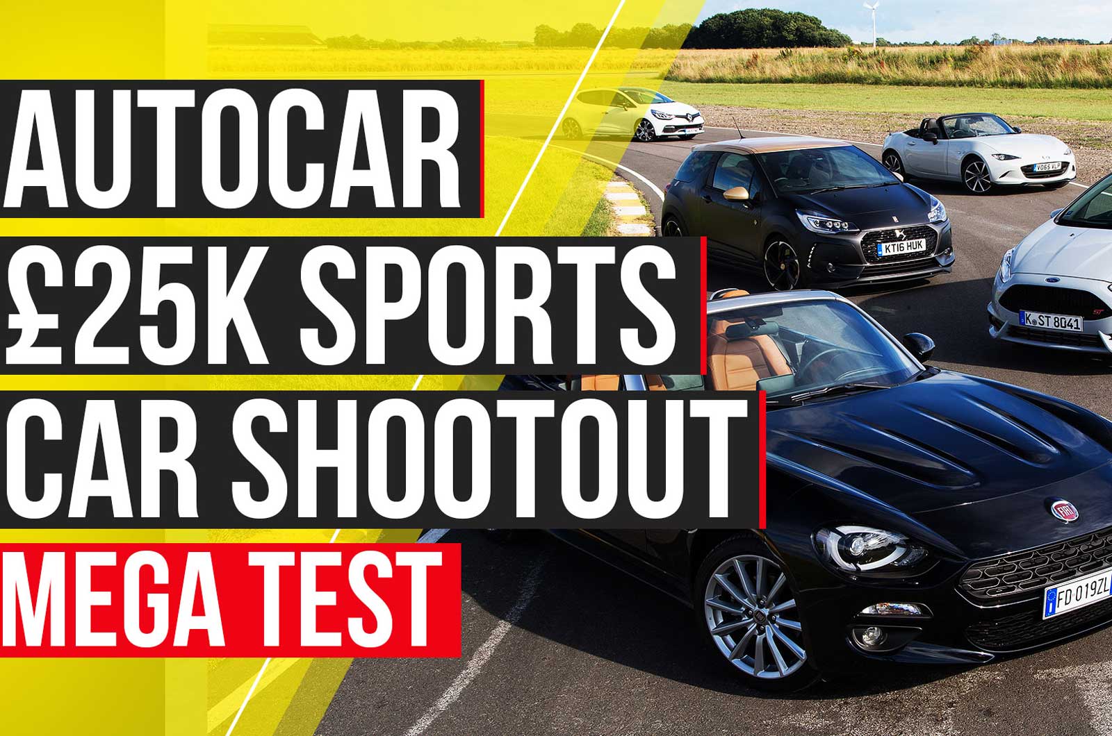 Video: £25k sports car shootout - hot hatch and roadster mega test ...