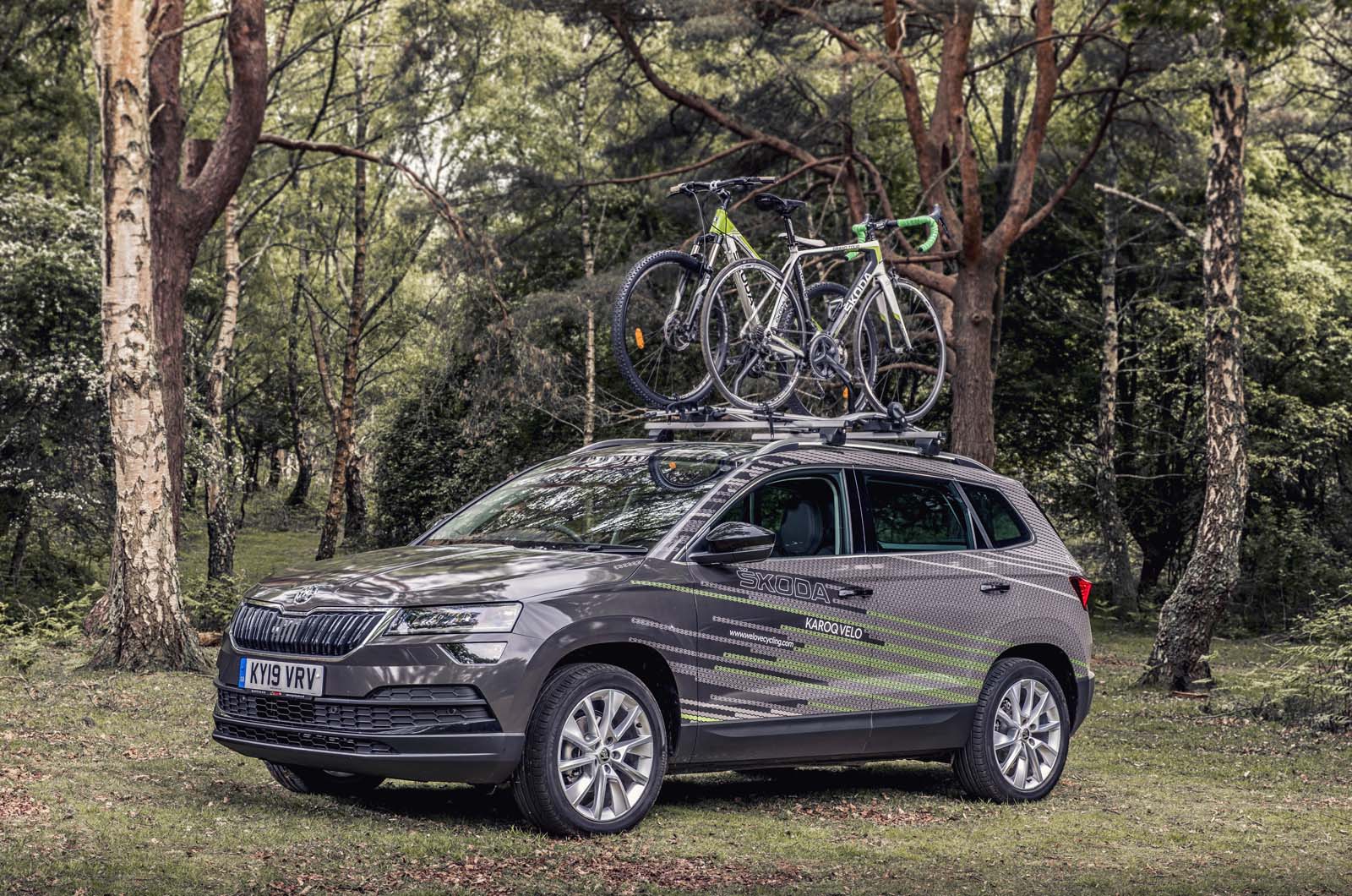 Skoda builds one-off Karoq-based SUV for cyclists | Autocar