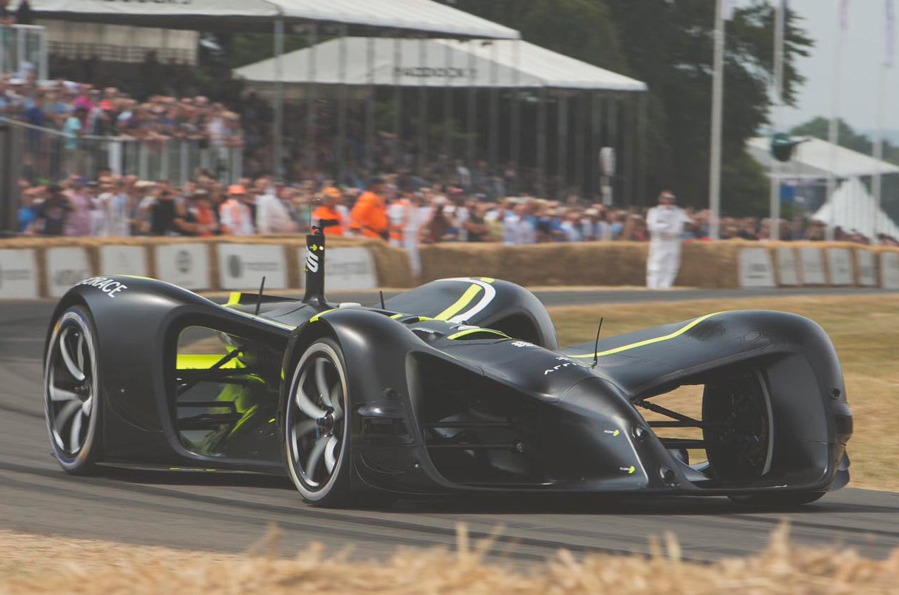 Roborace autonomous racing car shown in action at Goodwood | Autocar