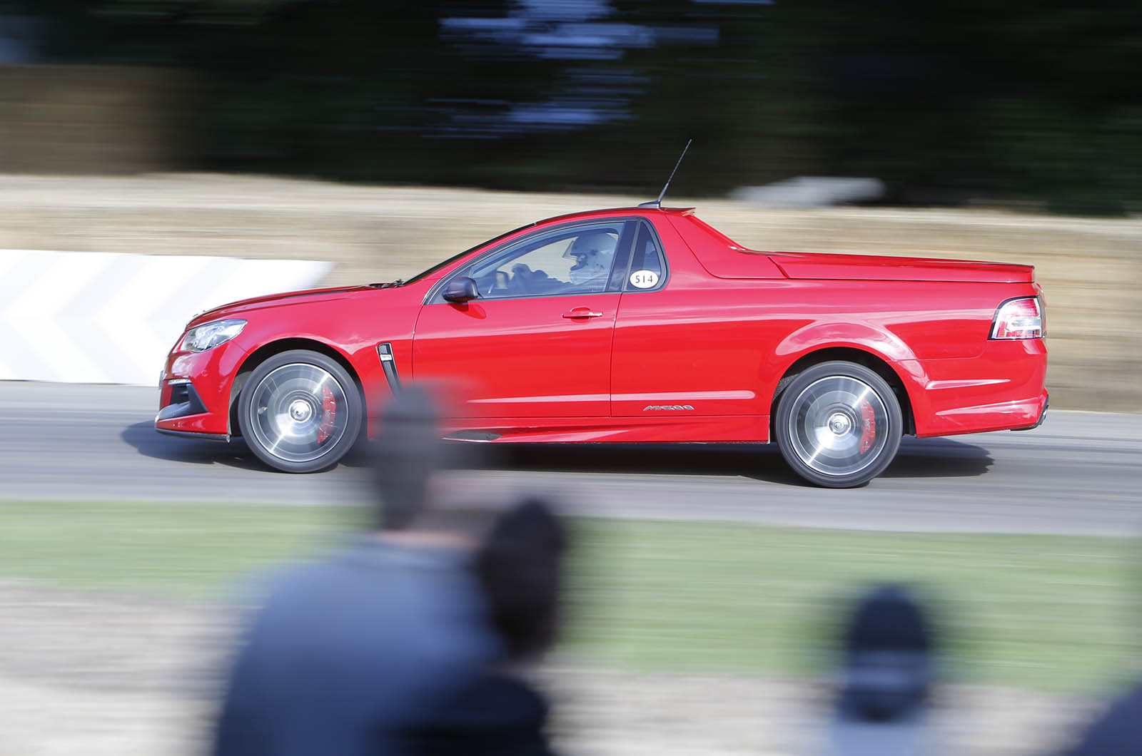 Burnouts in a 535bhp Vauxhall Maloo at Goodwood | Autocar