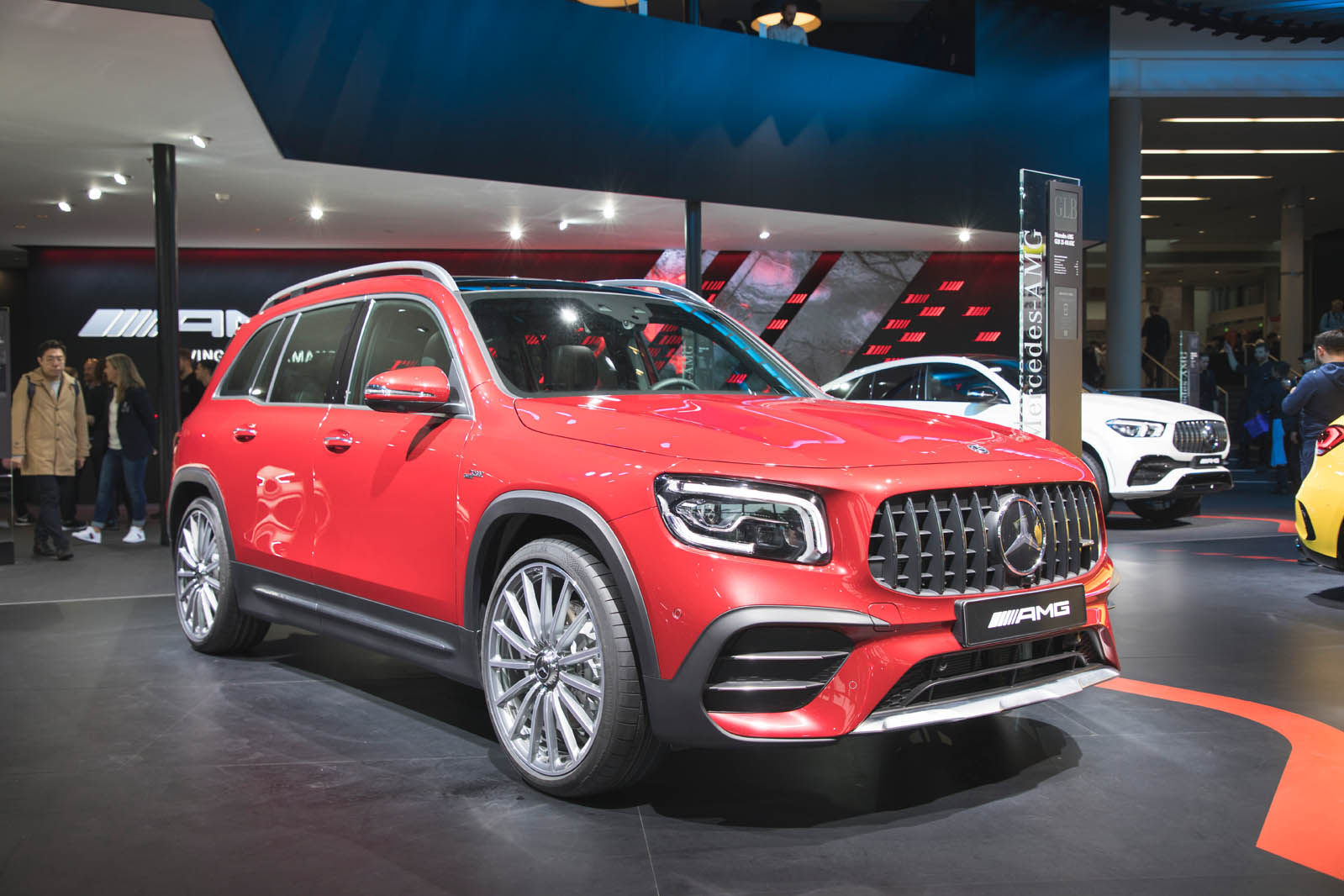 302bhp Mercedes-AMG GLB 35 compact SUV arrives at Frankfurt | Autocar