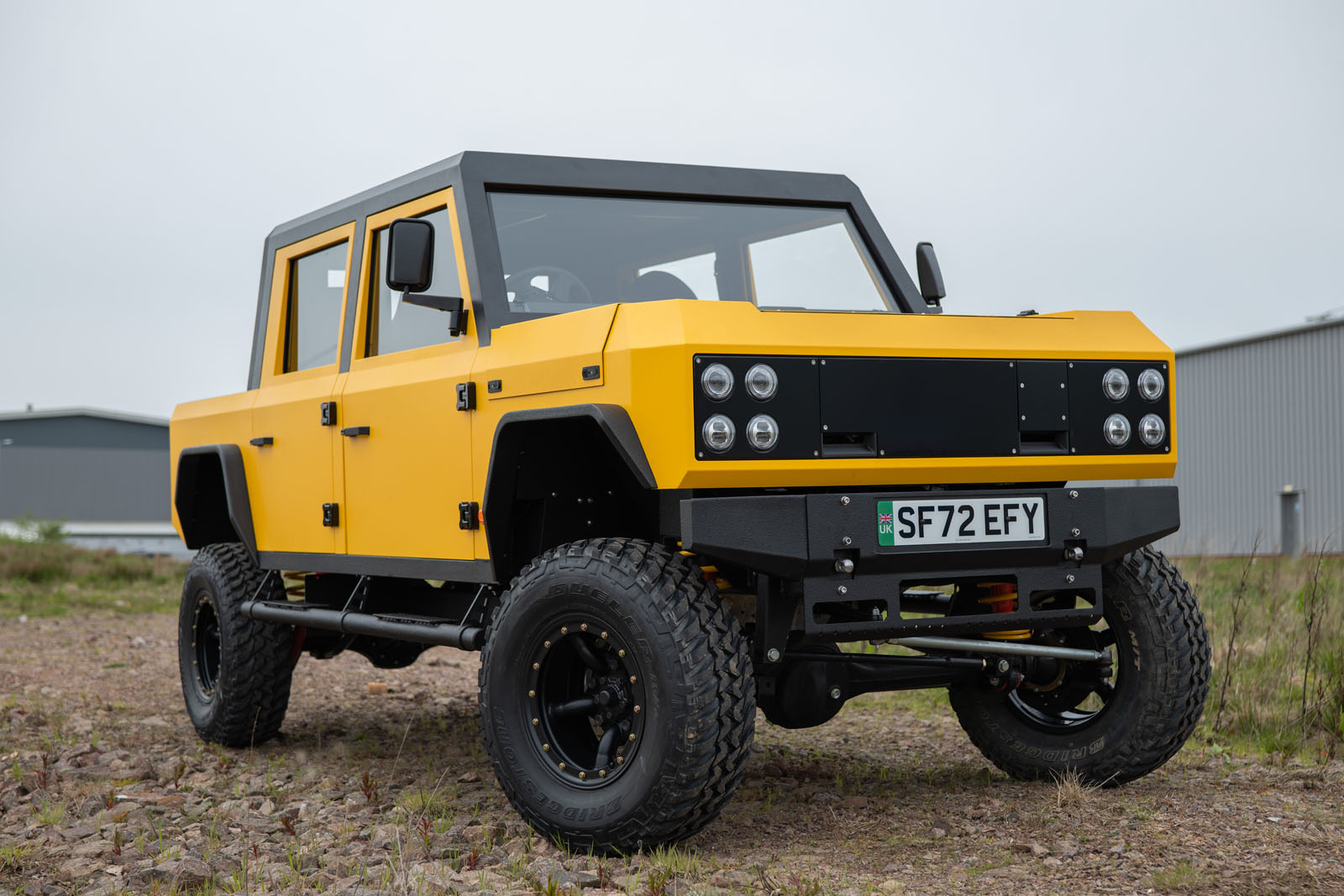 Munro Mk1 pick-up is open-bed variant of 375bhp electric 4x4 | Autocar