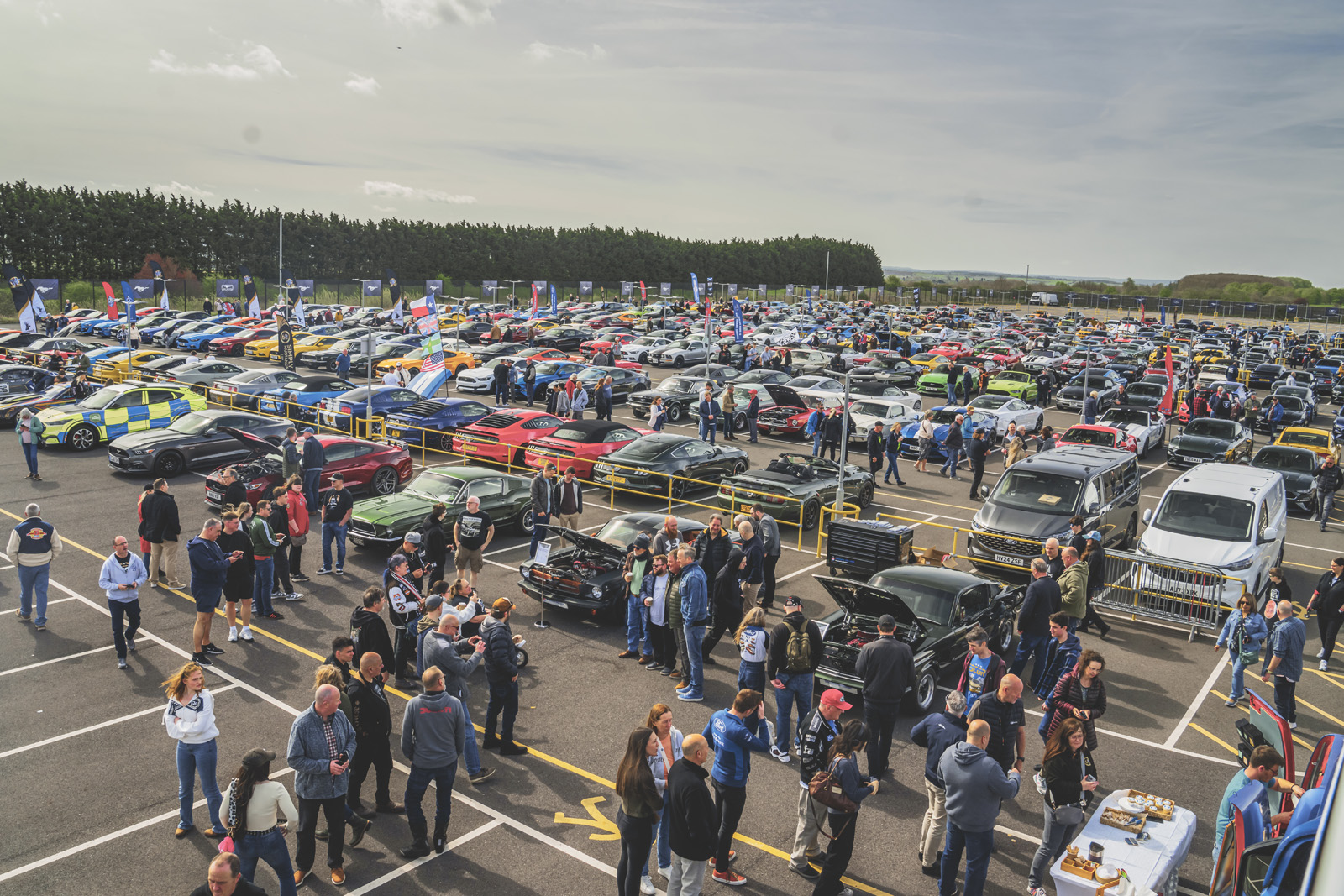 Ford Mustang marks 60th birthday with 800-car party in UK | Autocar