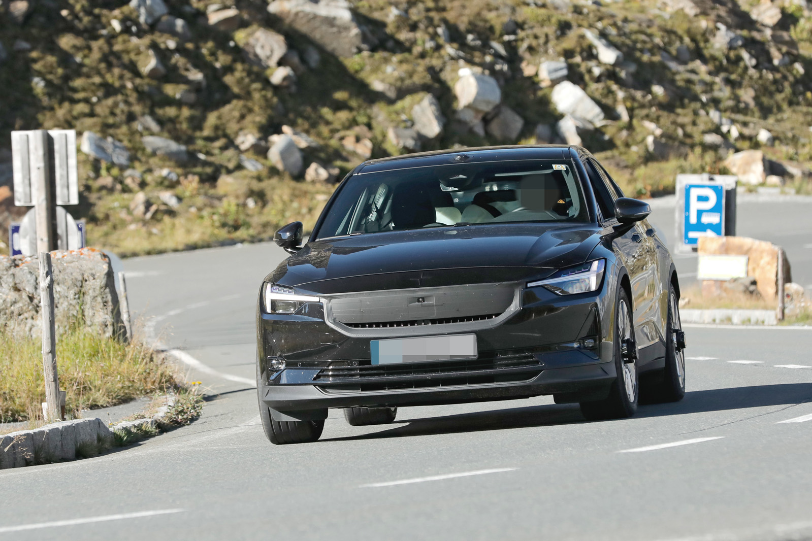 2023 Polestar 2 pictured in the Alps with subtly facelifted design ...