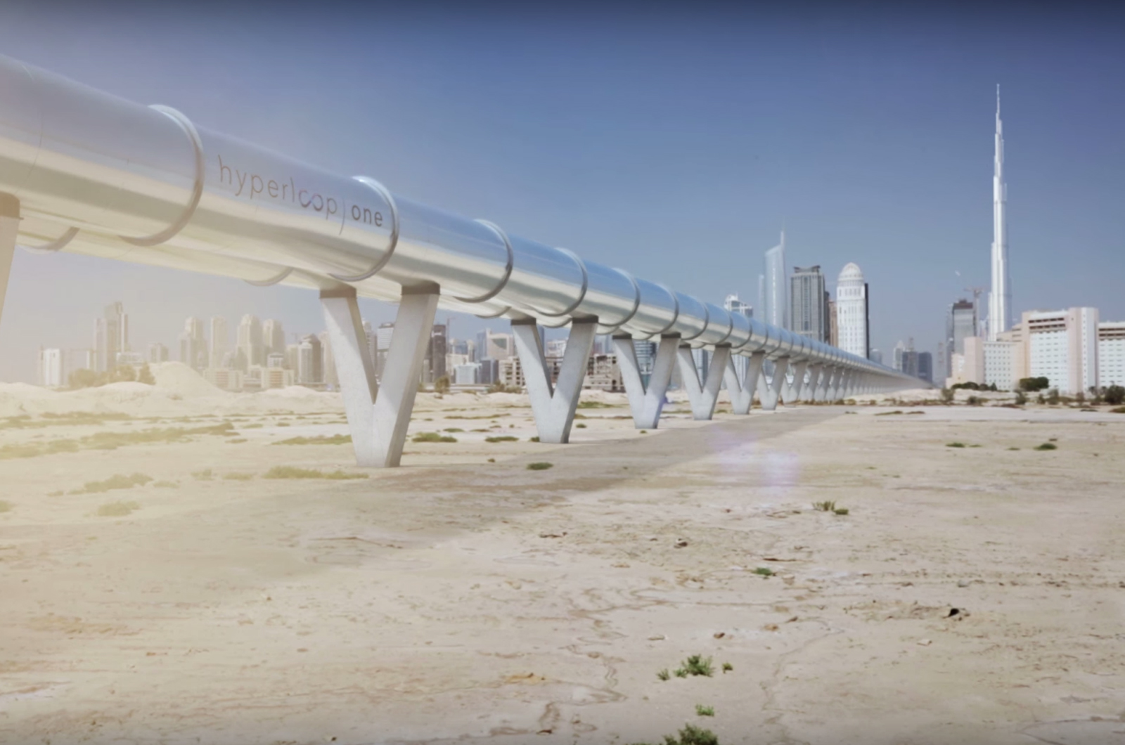 Hyperloop One system depicted in video | Autocar