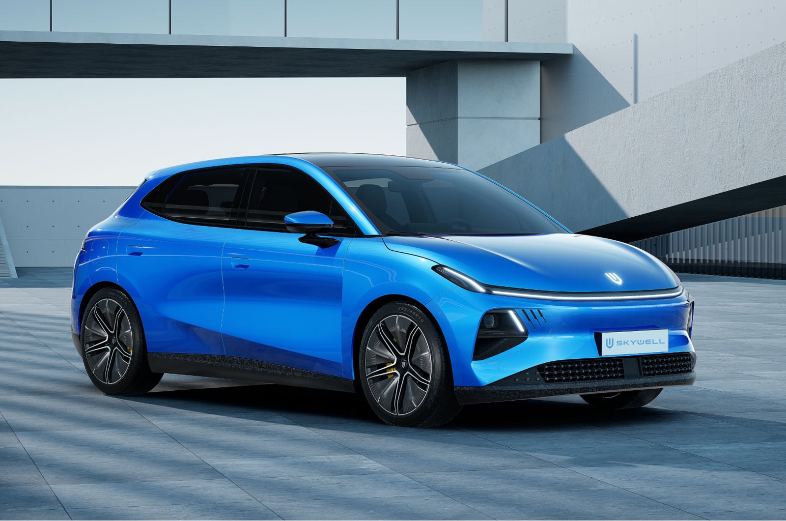 Skywell Q is UK-bound electric hatchback with 300-mile range | Autocar