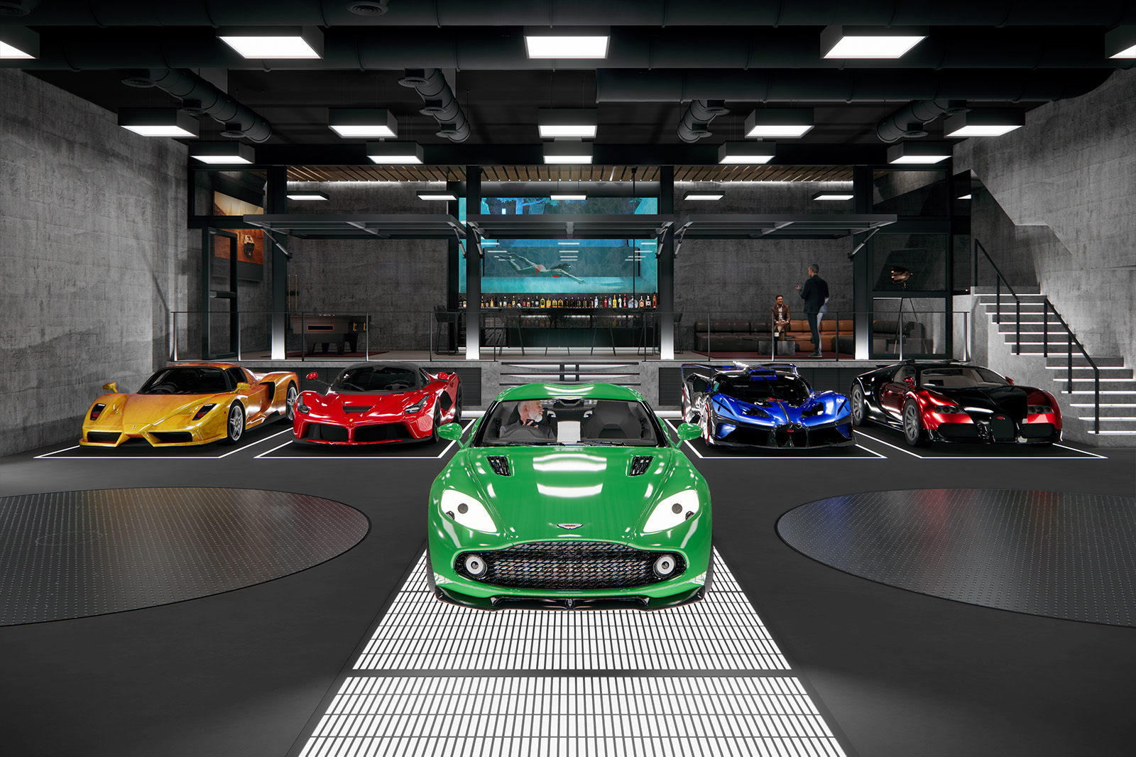 Hidden treasures: the world of underground luxury supercar garages ...