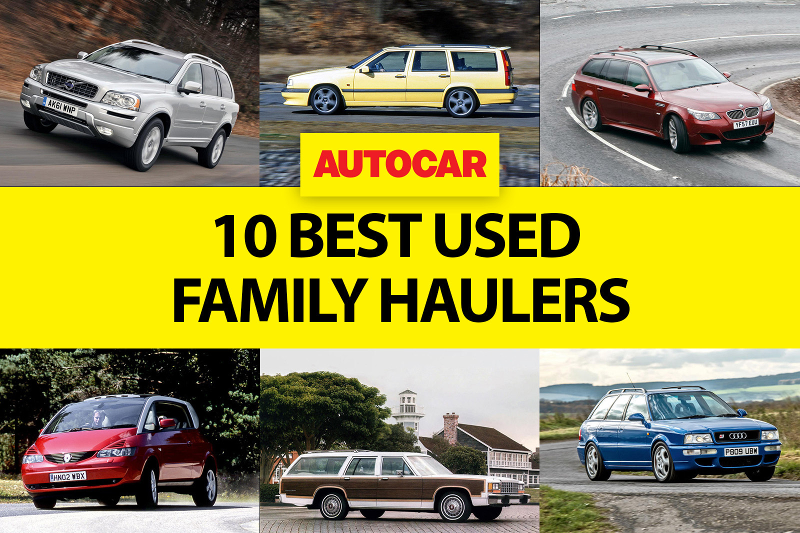 The best 10 used family cars | Autocar