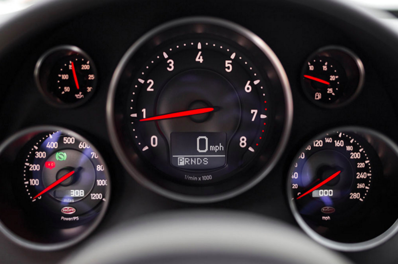 Bugatti Veyron 2022 Speedometer