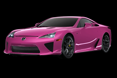 Lexus LFA, available in pink | Autocar