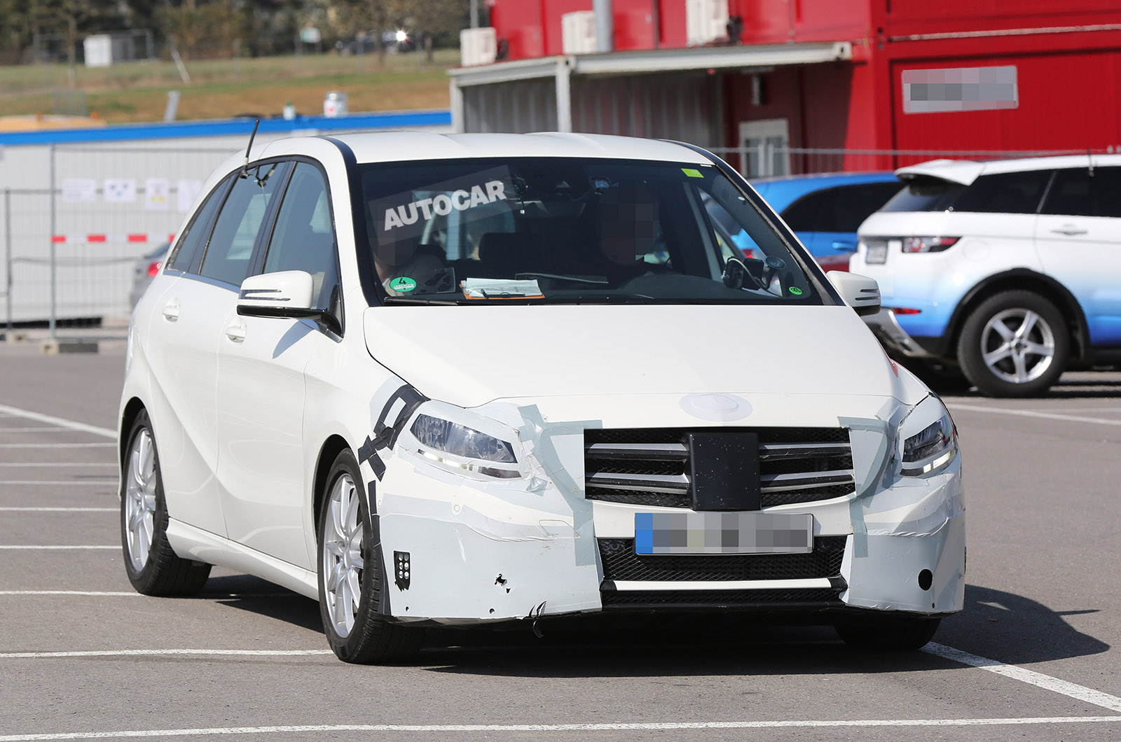 New Mercedes B-class facelift spotted ahead of October debut | Autocar