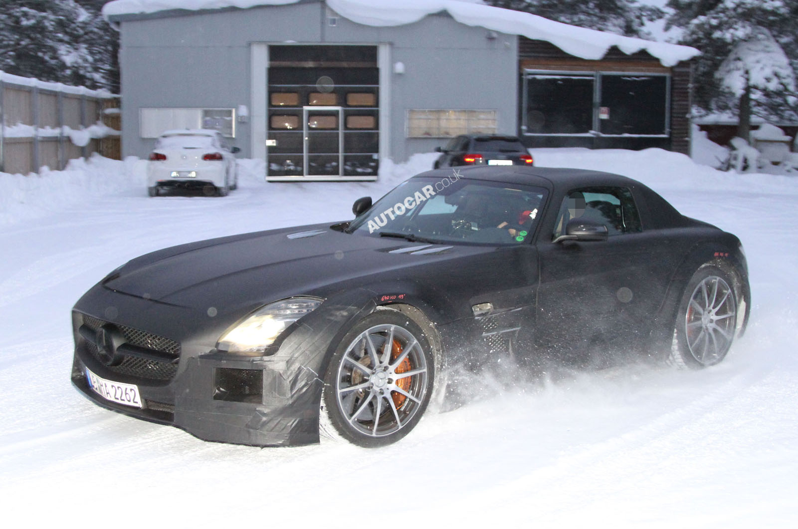 Merc SLS Black Series - new pics | Autocar