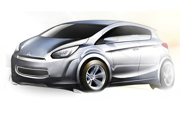 Mitsubishi shows new small car | Autocar