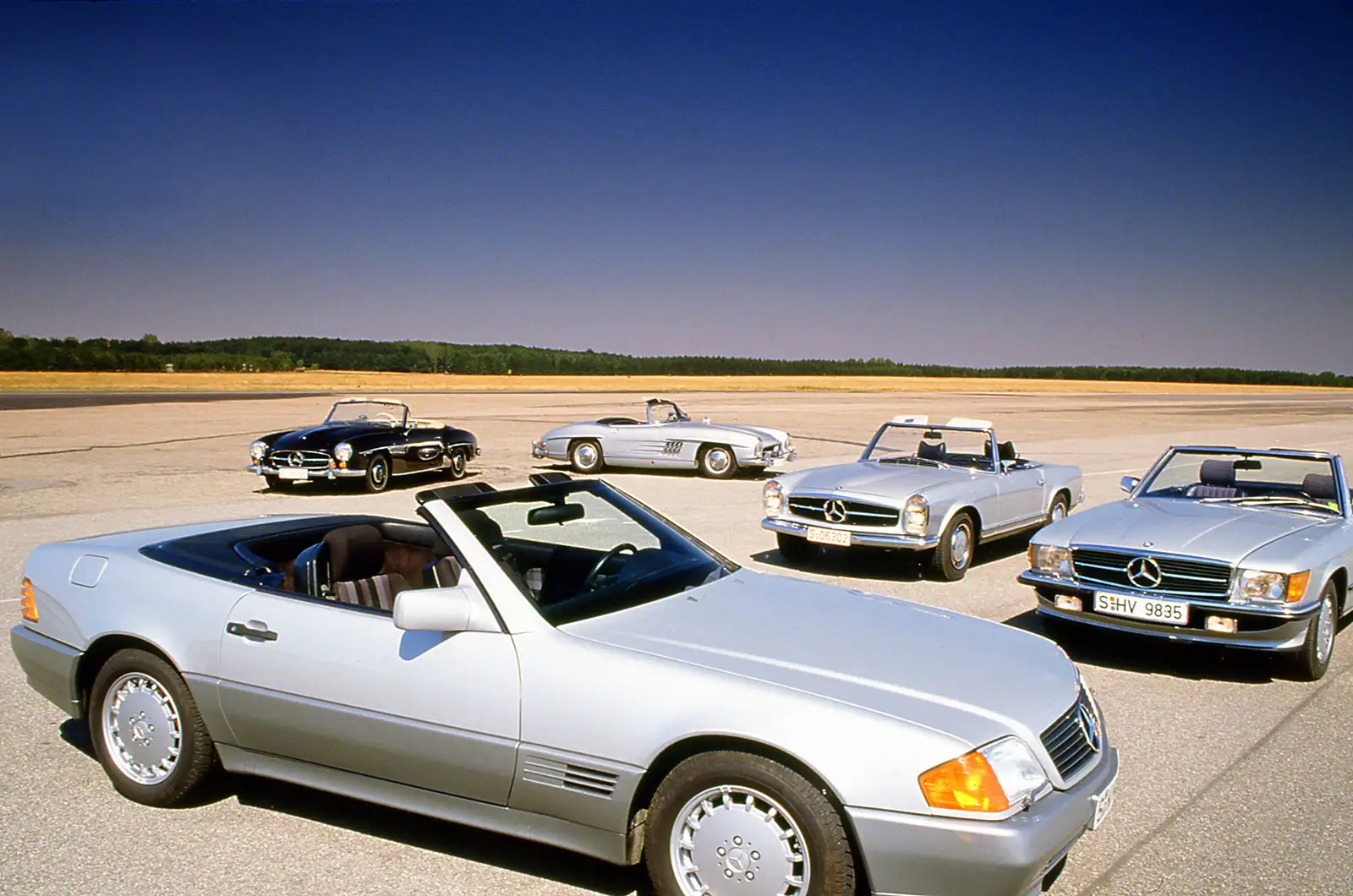 In pictures: the evolution of the iconic Mercedes-Benz SL | Autocar