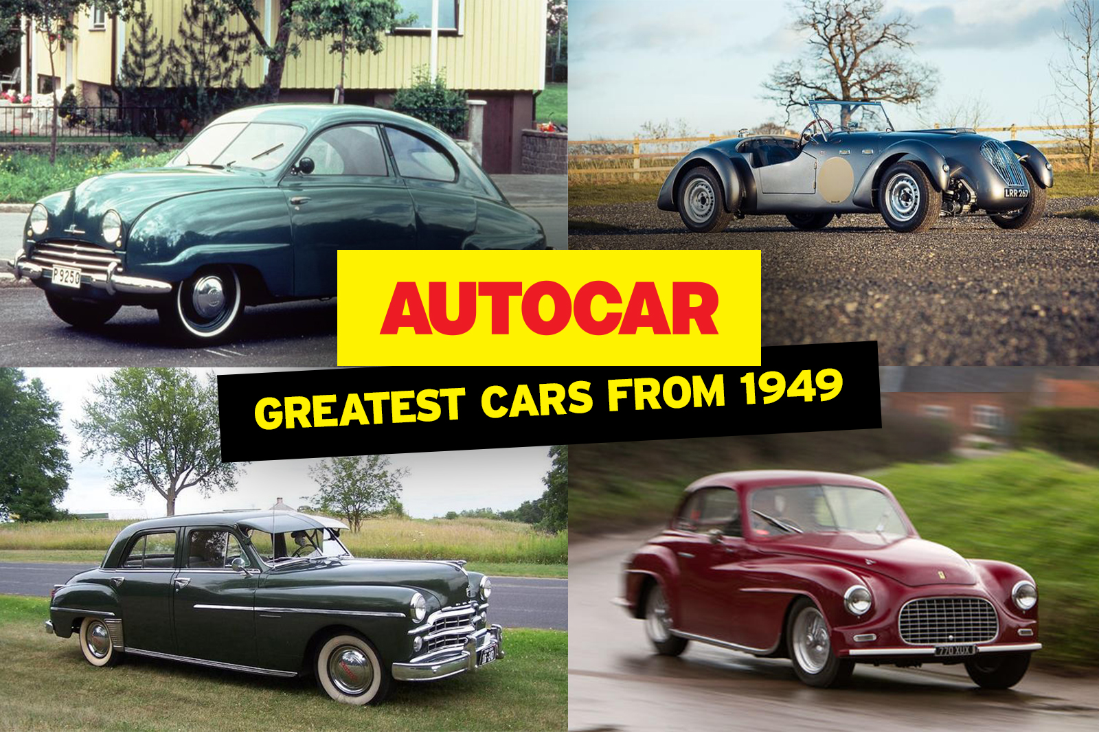 Post war revolution: the best cars of 1949 | Autocar
