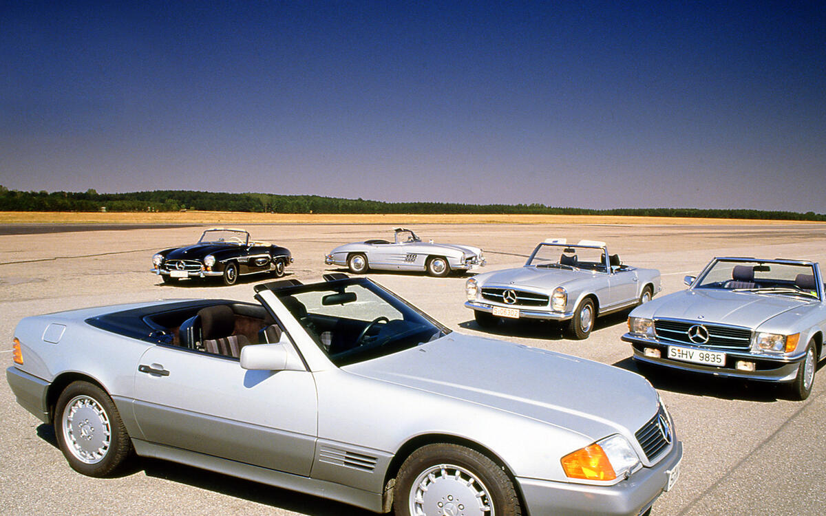 In pictures: the evolution of the iconic Mercedes-Benz SL | Autocar