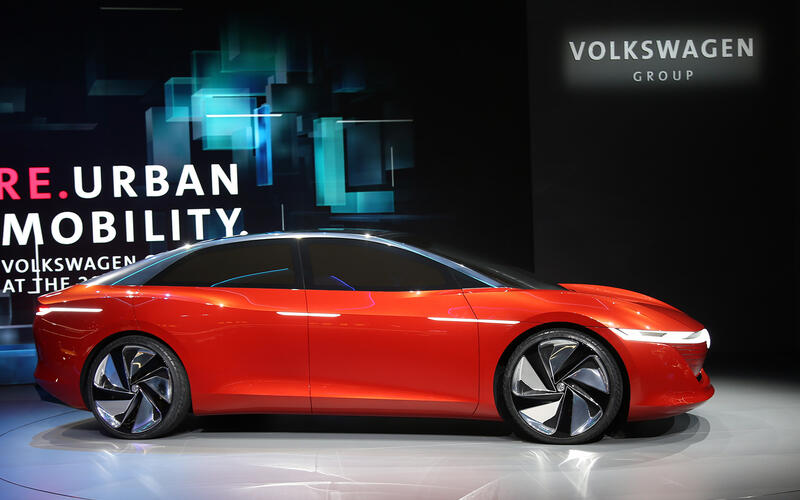 Geneva gallery: VW Vizzion all-electric concept saloon | Autocar