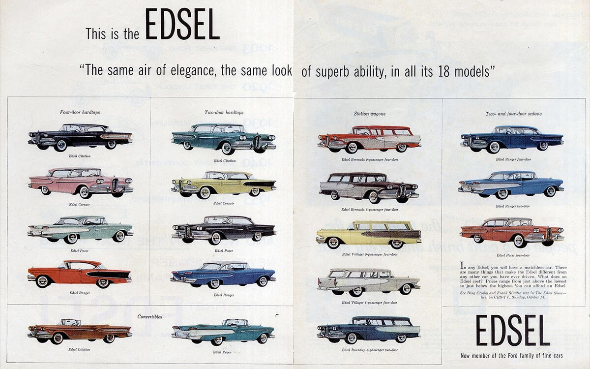 Edsel: the story of an automotive disaster | Autocar