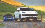 Hot SUV twin test: Porsche Cayenne Turbo vs Range Rover Sport SVR | Autocar