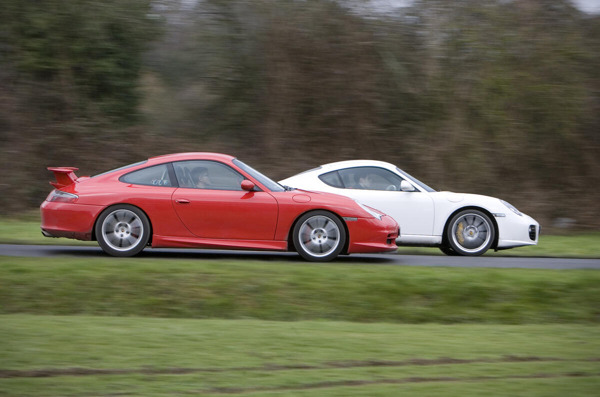 Porsche 996 GT3 vs Cayman S | Autocar