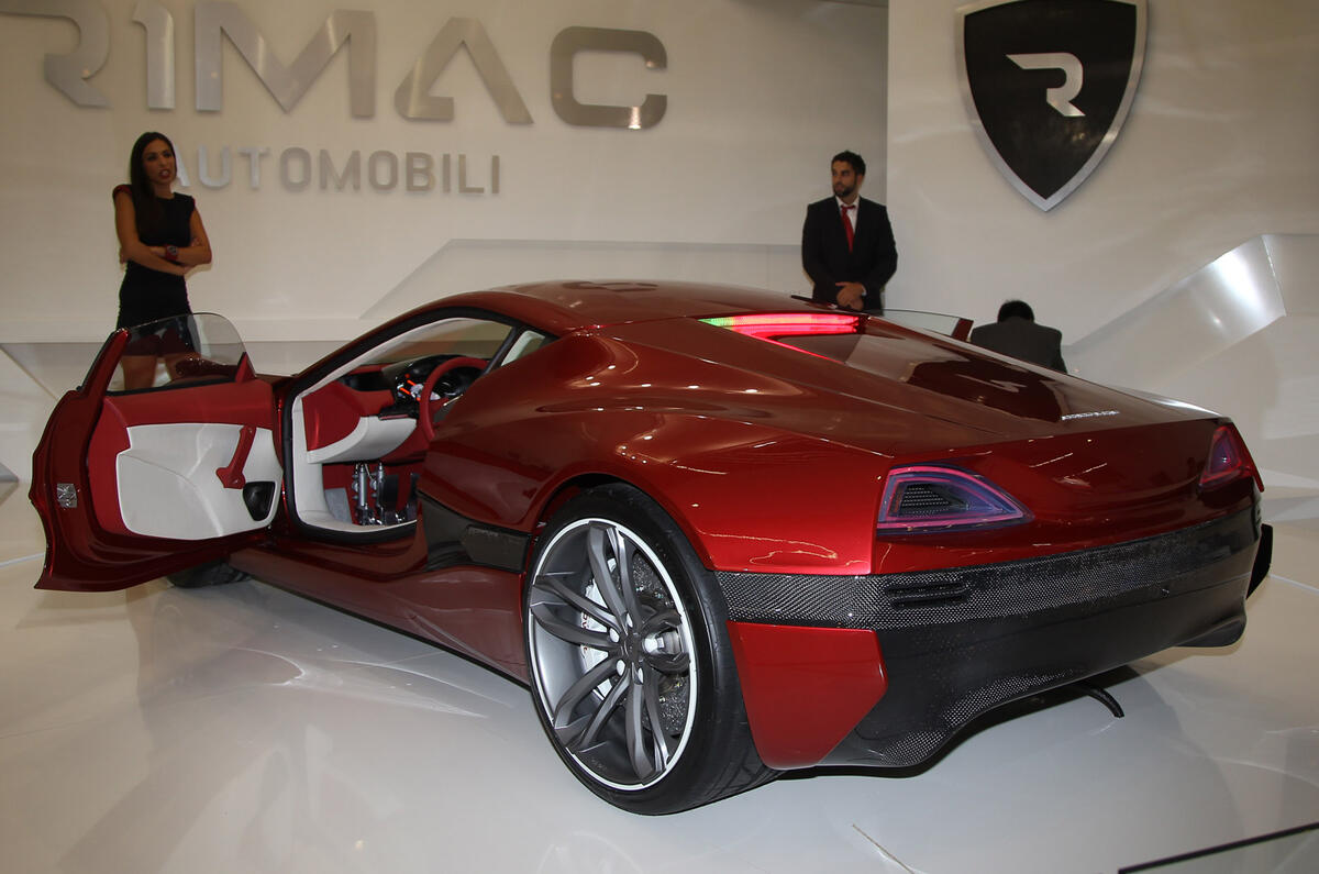 Frankfurt: 190mph Rimac Concept One | Autocar