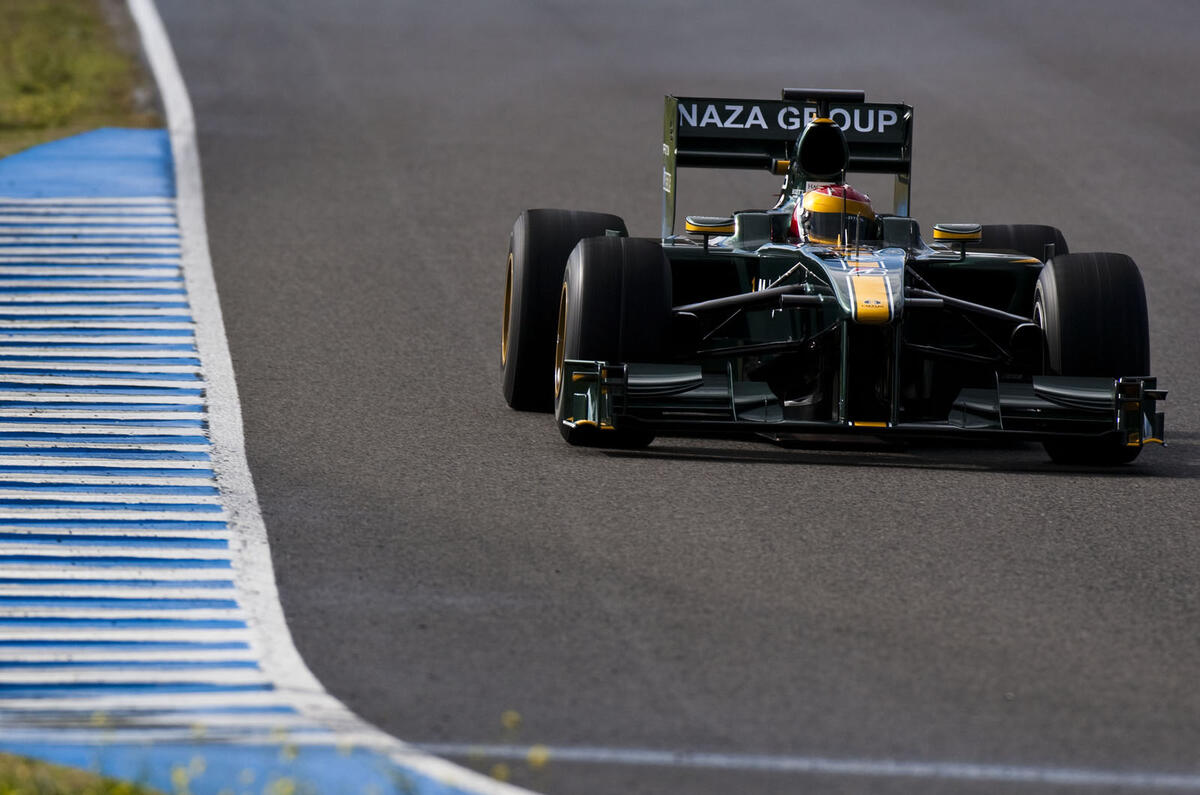 Lotus F1 returns; Vettel fastest | Autocar