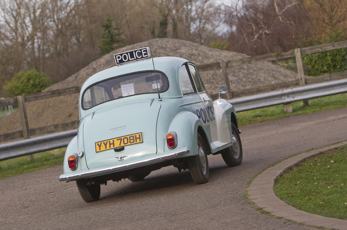 Vintage police cars: Morris Minor | Autocar