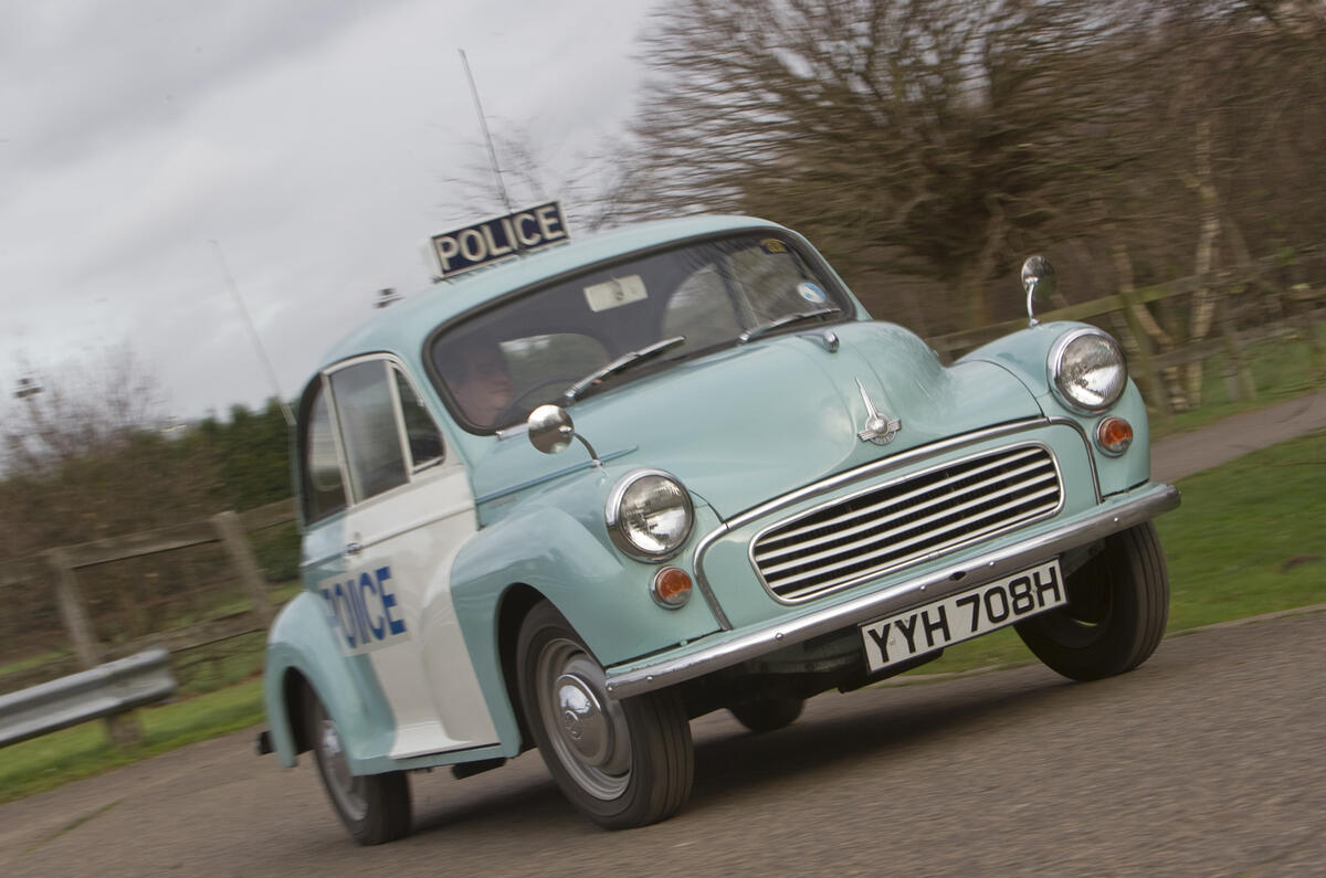 Vintage police cars: Morris Minor | Autocar