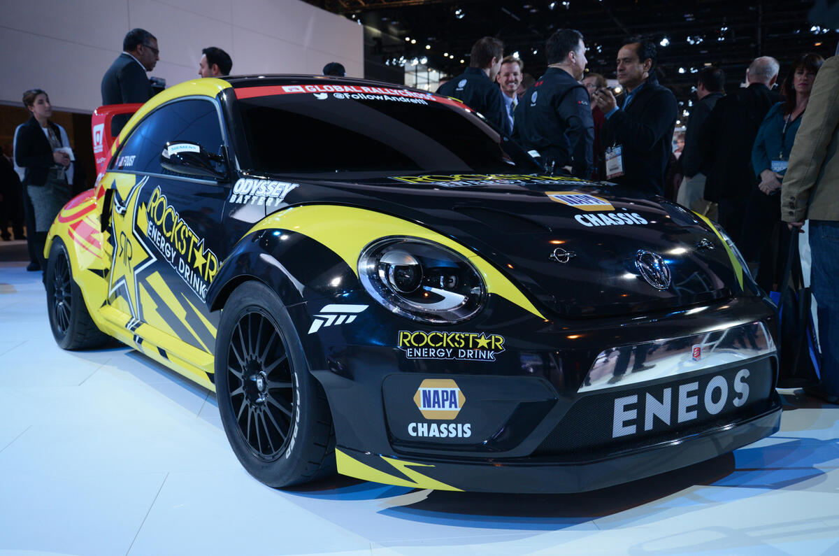 Extreme 560bhp Volkswagen Beetle rallycross car unveiled | Autocar
