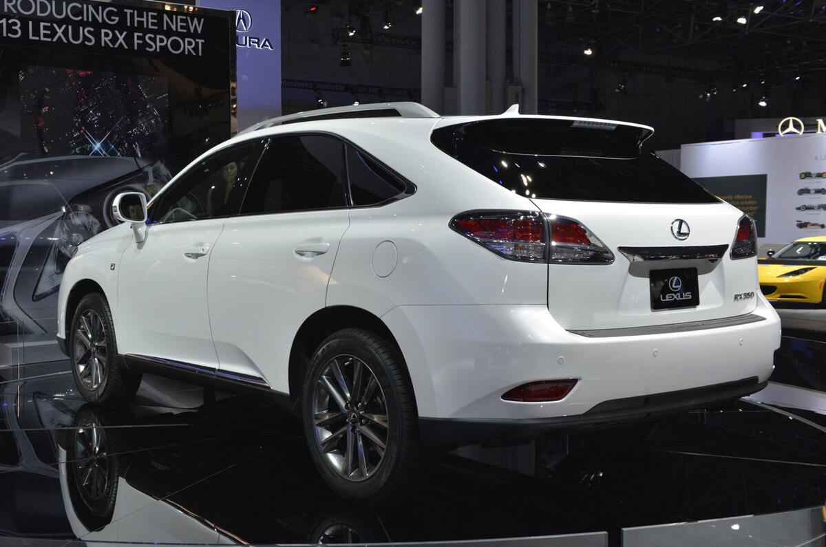 New York motor show 2012: Lexus RX 350 F Sport | Autocar