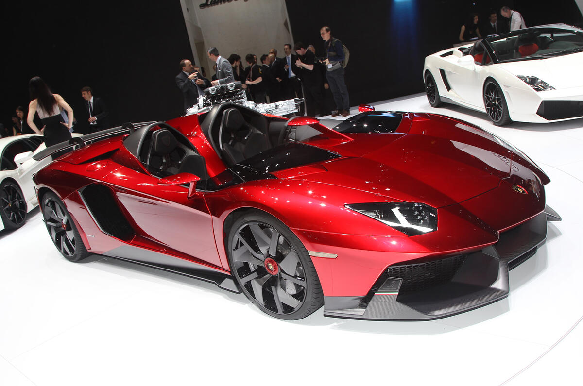 Geneva motor show 2012: Lambo Aventador J | Autocar