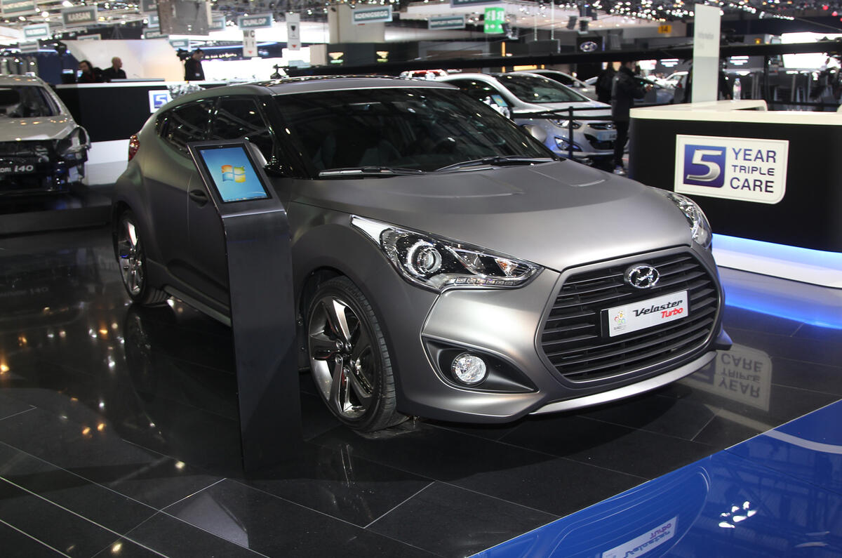 Geneva motor show 2012: Hyundai Veloster Turbo | Autocar