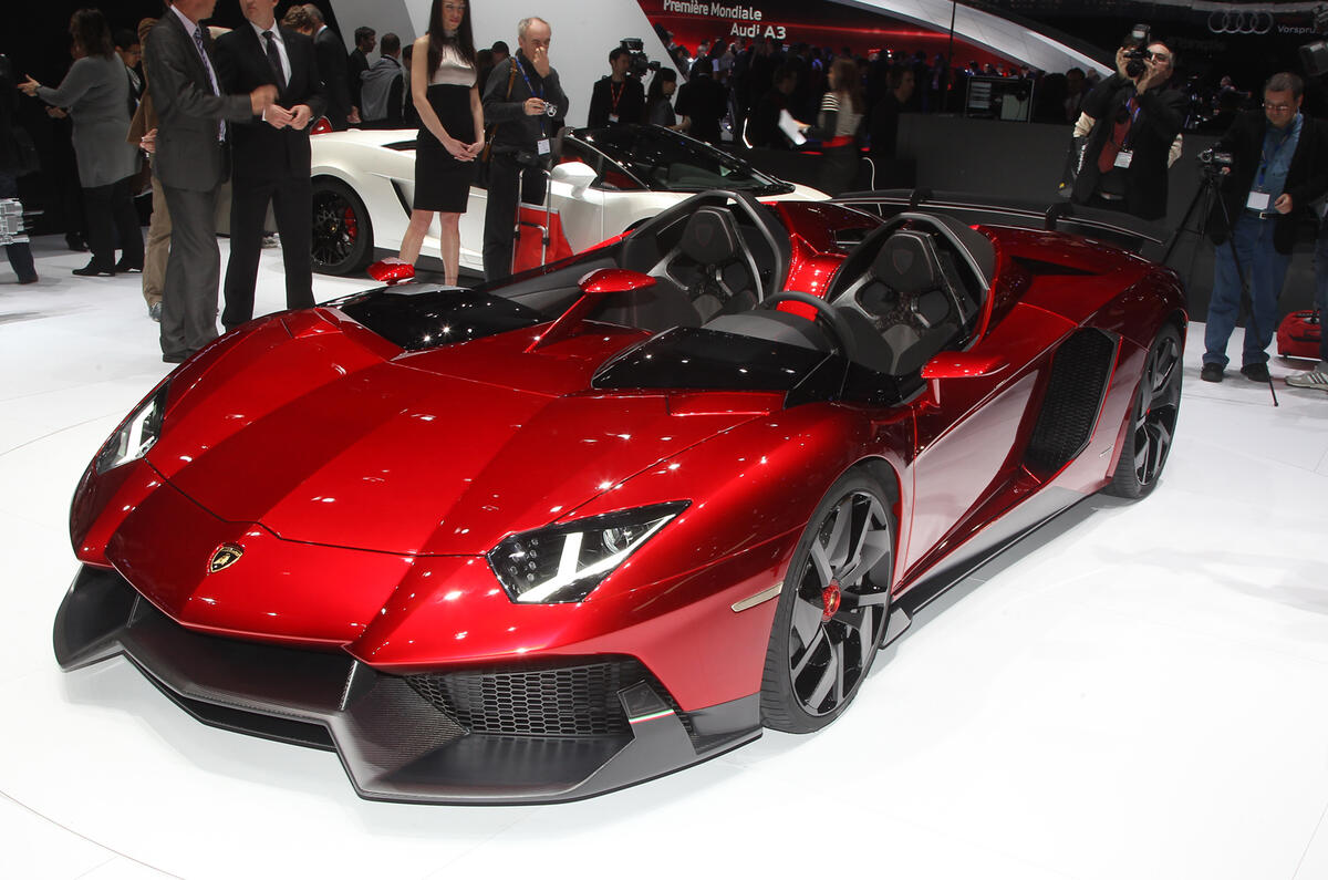 Geneva motor show 2012: Lambo Aventador J | Autocar