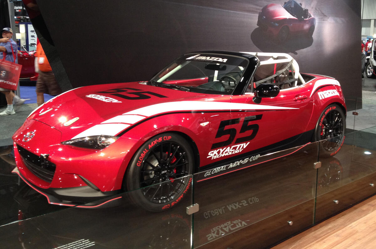 SEMA 2014 - new Mazda MX-5 Global Cup racer | Autocar