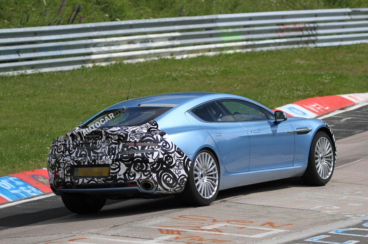 Revised Aston Martin Rapide tests hot V12 | Autocar