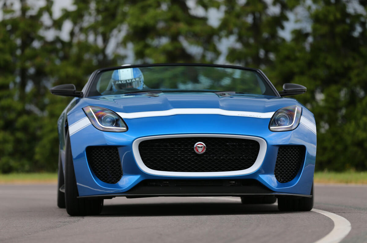 Bolt from the blue: driving Jaguar's Project 7 | Autocar